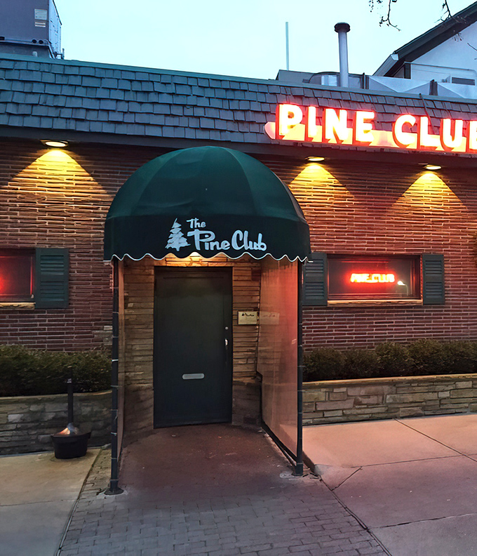 The iconic neon sign beckons hungry Daytonians like a lighthouse for carnivores. This unassuming brick exterior hides a temple of beef within.