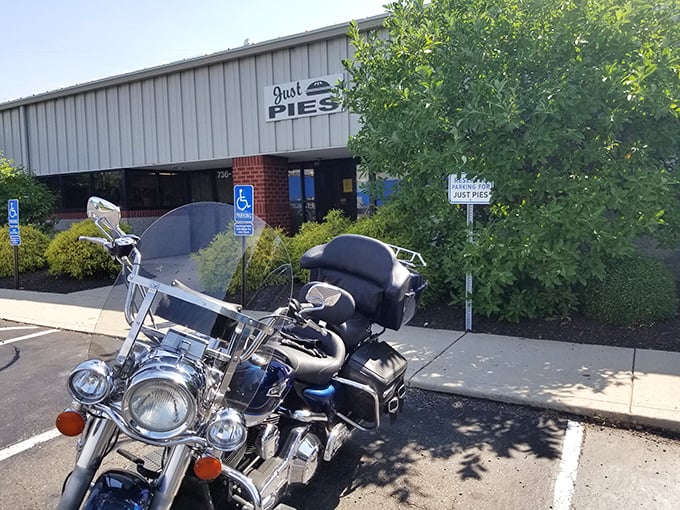 The unassuming exterior of Just Pies in Westerville hides a treasure trove of flaky, buttery delights that would make Marie Callender weep with joy.