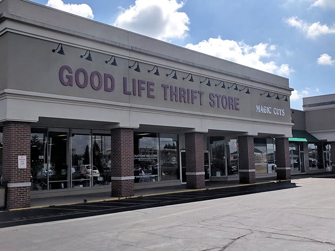 The unassuming exterior of Good Life Thrift Store in Hilliard hides a treasure trove within. Like finding a gourmet meal at a gas station, prepare to be pleasantly surprised.