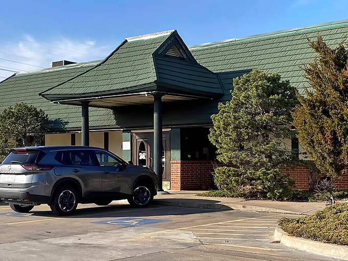 The unassuming green-roofed exterior of Golden Palace might not stop traffic, but locals know this modest facade hides a treasure trove of deliciousness inside.