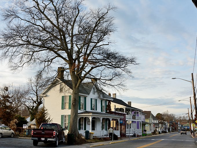 Historic charm meets coastal tranquility on St. Michaels' main street, where centuries-old homes stand as guardians of Eastern Shore stories waiting to be discovered.