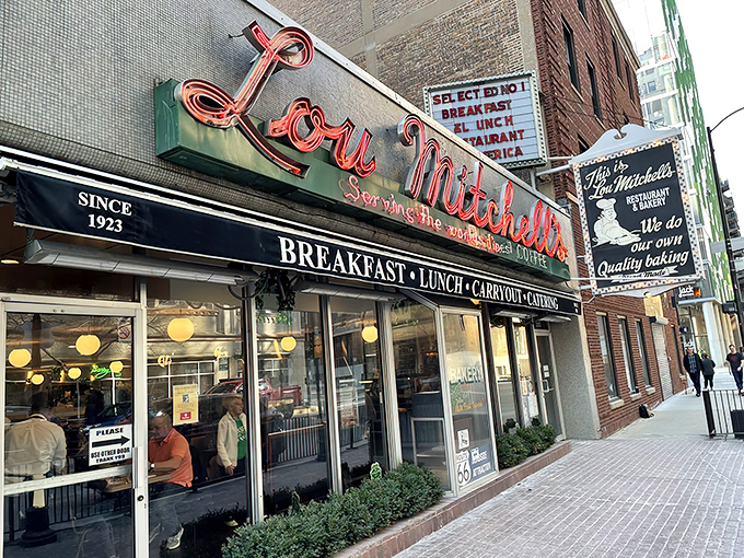 The iconic neon sign has been beckoning hungry Chicagoans since 1923, a beacon of breakfast hope on West Jackson Boulevard.