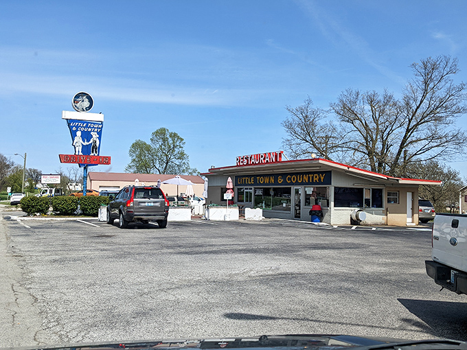 Little Town & Country Restaurant looks unassuming, but that packed parking lot tells the real story&mdash;culinary treasures await inside.