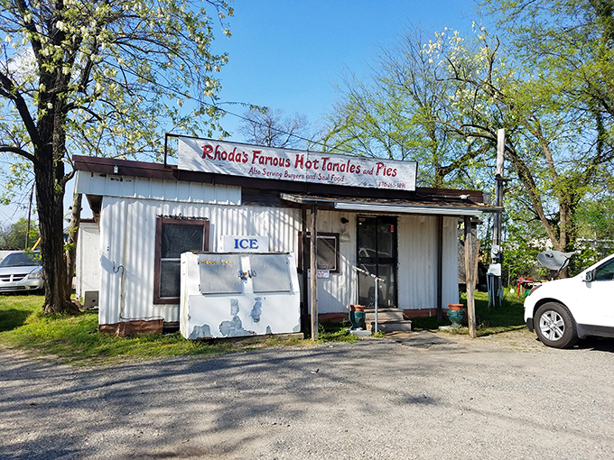 The unassuming exterior of Rhoda's might not win architectural awards, but inside this humble building, culinary magic happens daily.