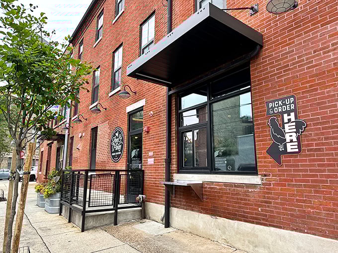 The unassuming brick exterior hides culinary treasures within &ndash; like finding a diamond mine disguised as a garden shed.