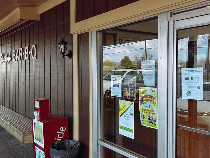 The unassuming exterior of Shealy's Bar-B-Que hides a culinary treasure. Like all great barbecue joints, it lets the smoke signals and packed parking lot do the talking.