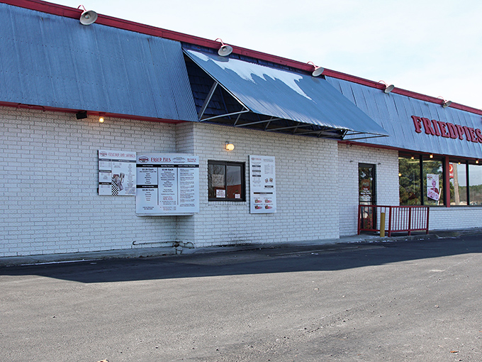 The unassuming exterior hides culinary treasures within. Like finding a Picasso at a yard sale, this Jacksonville gem rewards those who venture inside.