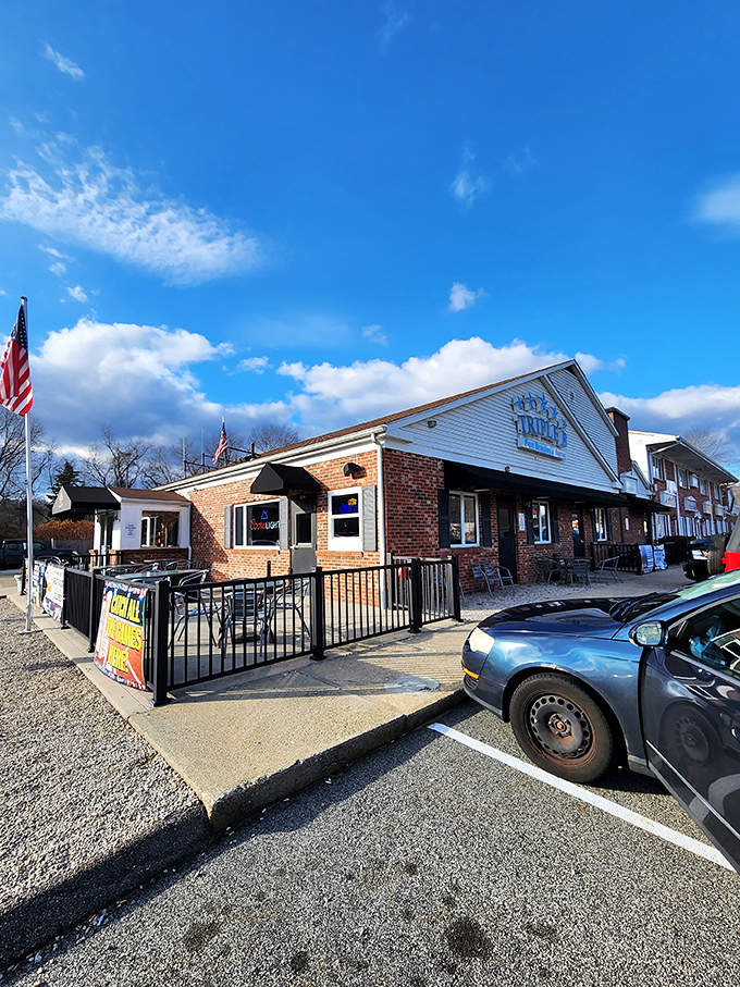 Triple B's brick exterior might not scream "culinary destination," but Connecticut locals know this unassuming building houses burger greatness worth the pilgrimage.
