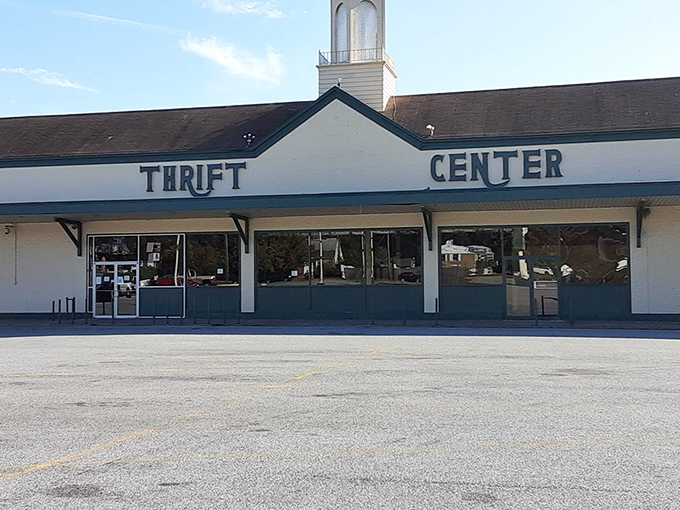 The unassuming exterior of Prime Thrift belies the treasure trove within&mdash;proof that judging a book by its cover is the cardinal sin of bargain hunting.
