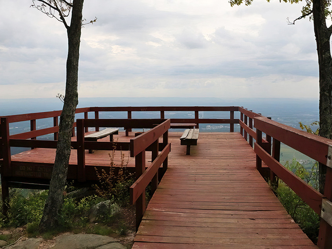 Mother Nature's balcony awaits at Fort Mountain's overlook, where even the most devoted couch potatoes will find themselves suddenly inspired to contemplate life's big questions.