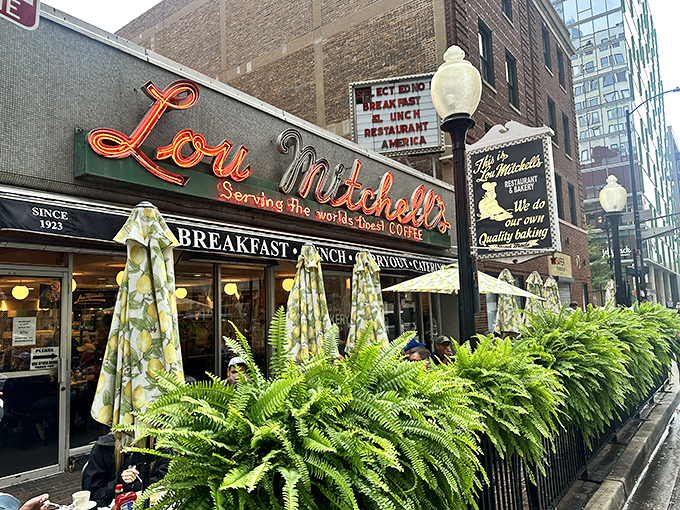 The iconic neon sign has been beckoning hungry Chicagoans since 1923, a beacon of breakfast hope on West Jackson Boulevard.