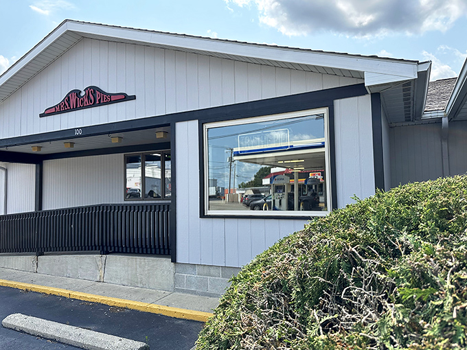 Unassuming greatness is hiding in plain sight. This modest exterior in Winchester houses pie treasures that would make your grandmother both proud and suspicious of your loyalty.