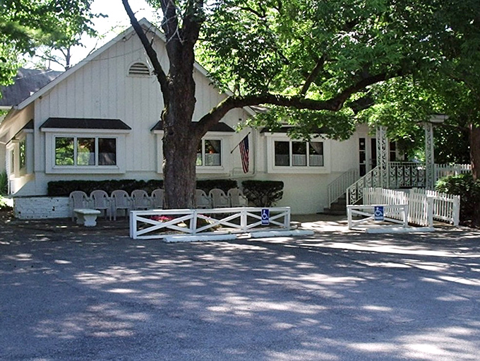 The charming white cottage exterior of Hollyhock Hill looks more like grandma's house than a restaurant&mdash;that's how you know the food will be incredible.