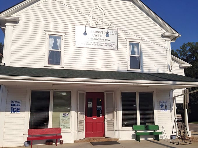 The unassuming white facade of Sommerset Hall Caf&eacute; stands like a time capsule in Dover &ndash; proof that culinary treasures often hide in plain sight.