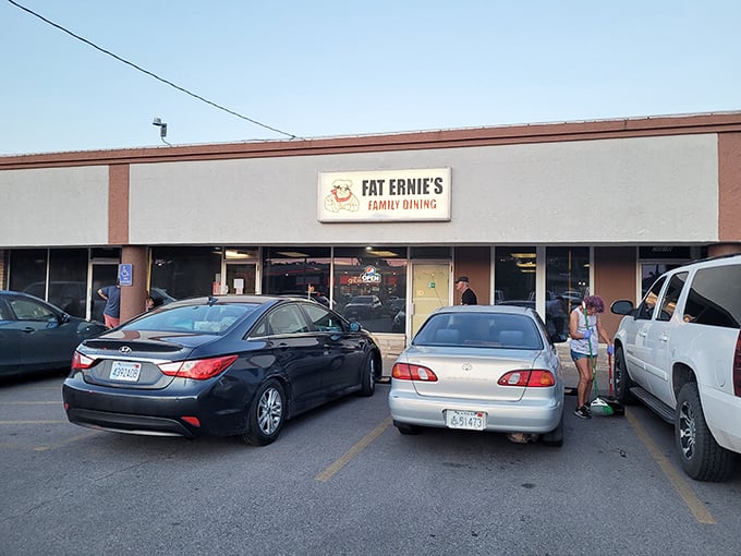 Look closely at that unassuming beige exterior &ndash; it's like the Clark Kent of restaurants, hiding superhero-level catfish behind its modest fa&ccedil;ade.