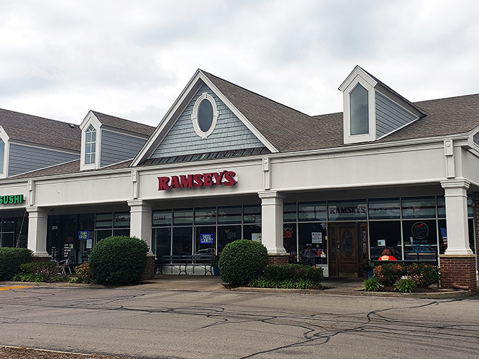 The unassuming storefront belies the culinary treasures within. Ramsey's Andover location welcomes hungry Lexingtonians with its charming fa&ccedil;ade and promise of comfort food perfection.
