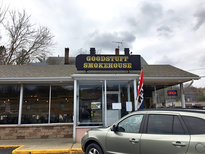 The unassuming storefront belies the smoky magic happening inside&mdash;Goodstuff Smokehouse's name is a promise they deliver on every day.