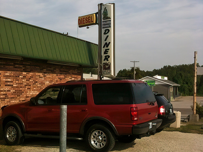 The unassuming exterior could be easily missed, but locals know better than to judge this culinary treasure by its modest brick-and-blue-roof cover.