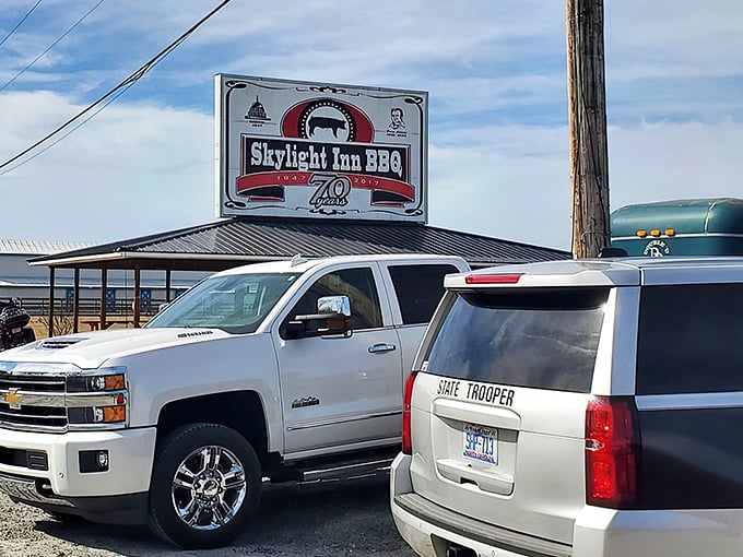 The Capitol dome crowning Skylight Inn speaks volumes &ndash; when your barbecue earns architectural bragging rights, you know you've arrived at someplace special.