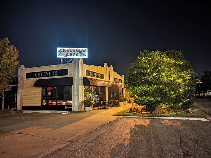 Art Deco meets comfort food at this unassuming corner spot. Cheever's neon sign glows like a beacon for hungry Oklahomans after dark.