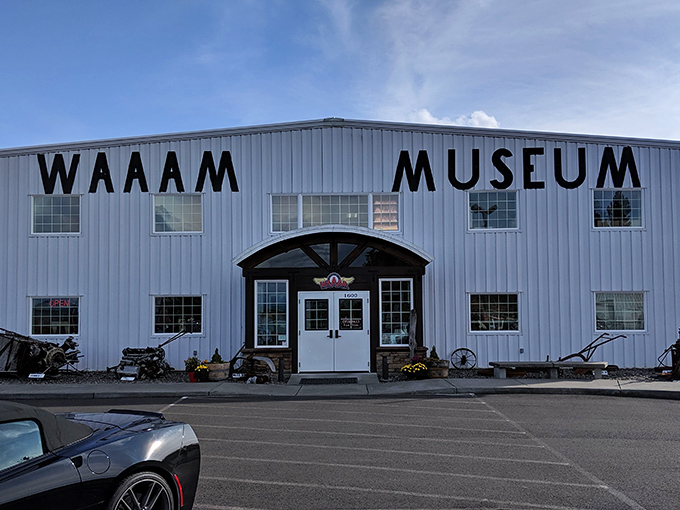 The unassuming exterior of WAAAM belies the mechanical wonderland within, like finding a treasure chest disguised as a shoebox.