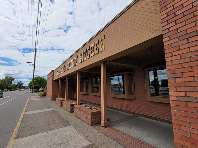 The iconic yellow facade of Sayler's welcomes hungry Oregonians like an old friend who happens to know how to grill a perfect steak.