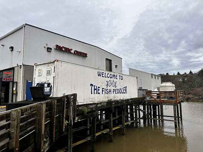 The unassuming exterior of The Fish Peddler belies the seafood treasures within. Who needs fancy when you've got fresh?