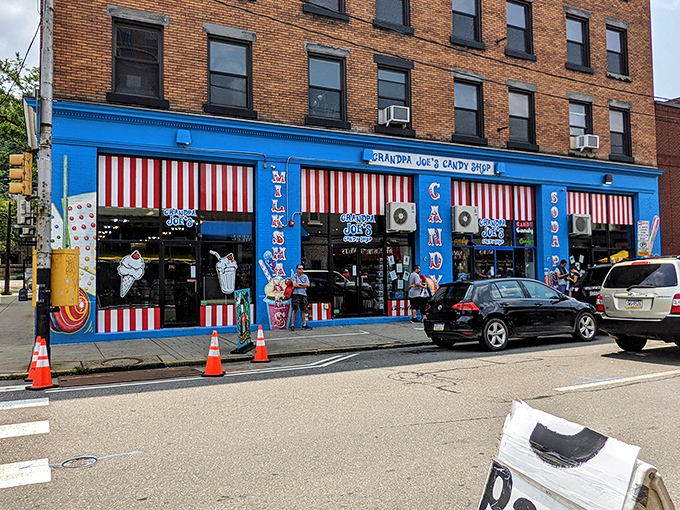 The candy-striped awnings and electric blue fa&ccedil;ade aren't just a storefront&mdash;they're a portal to your childhood. Pennsylvania's sweetest time machine awaits.