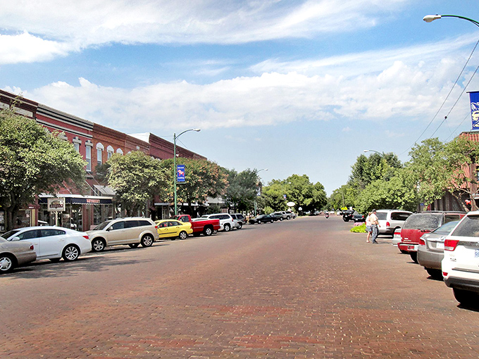 Historic buildings line Lindsborg's Main Street, where Swedish heritage isn't just preserved&mdash;it's enthusiastically celebrated every day of the year.