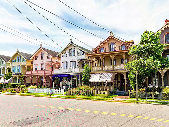 Beach Street beckons with colorful Victorian facades leading straight to the ocean. This is where Architectural Digest meets salt water taffy in perfect harmony.