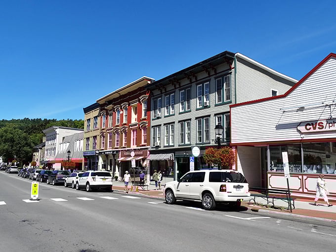 Welcome to Cooperstown: Nestled among rolling hills and autumn splendor, this historic mansion welcomes visitors with the quiet dignity of a bygone era.