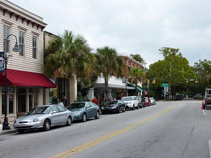 Downtown Beaufort greets visitors with palm trees and promise &ndash; where traffic lights seem to pause longer just so you can admire the view.