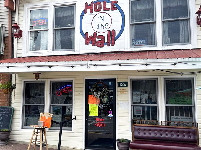 The sign says it all &ndash; this isn't just a restaurant, it's a declaration of honest dining principles wrapped in small-town charm.
