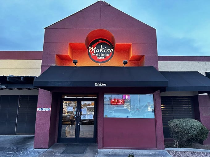 Makino's unassuming strip mall exterior might not scream "culinary destination," but like Vegas itself, the real magic happens once you step inside.