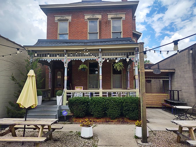 The Victorian charm of Smoked On High's exterior isn't just for show&mdash;it's the perfect prelude to the culinary time travel waiting inside.