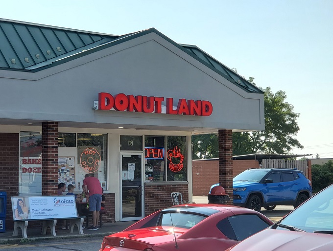 1. the best apple fritter in ohio is hiding inside this tiny donut shop