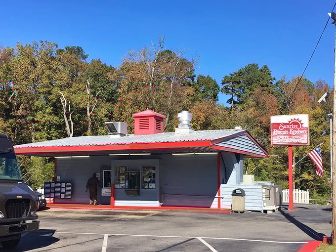 The humble blue building with its iconic red sign has been stopping Chapel Hill traffic&mdash;willingly&mdash;for decades. Southern breakfast salvation awaits. 