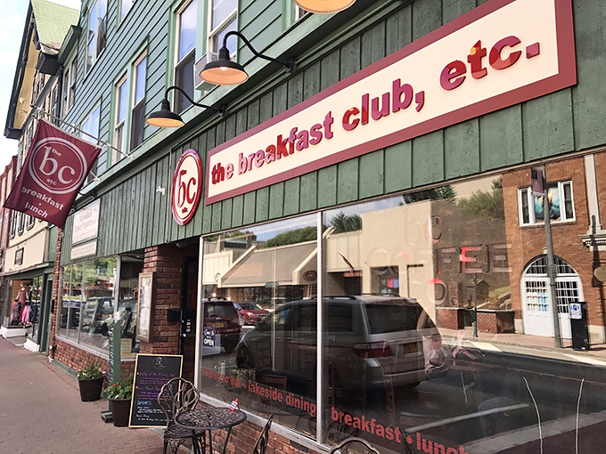 The unassuming exterior of The Breakfast Club, etc. proves once again that the best culinary treasures often hide behind modest facades in small-town America.