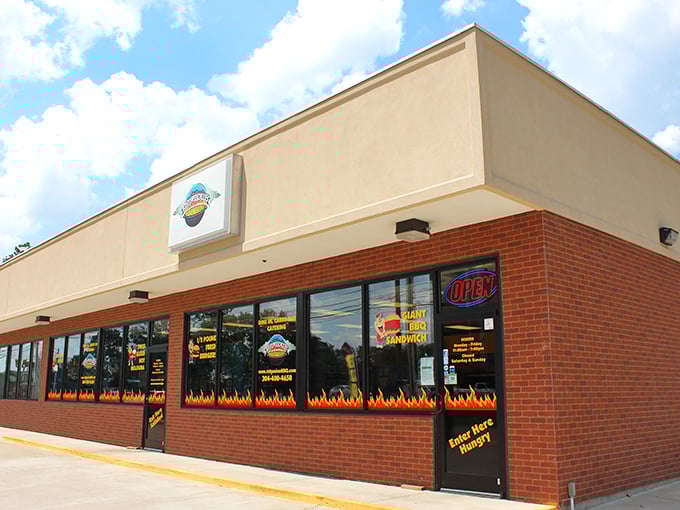 The unassuming exterior of Ridge View BBQ proves once again that the best barbecue joints often hide in plain sight, their superpowers concealed behind modest facades.