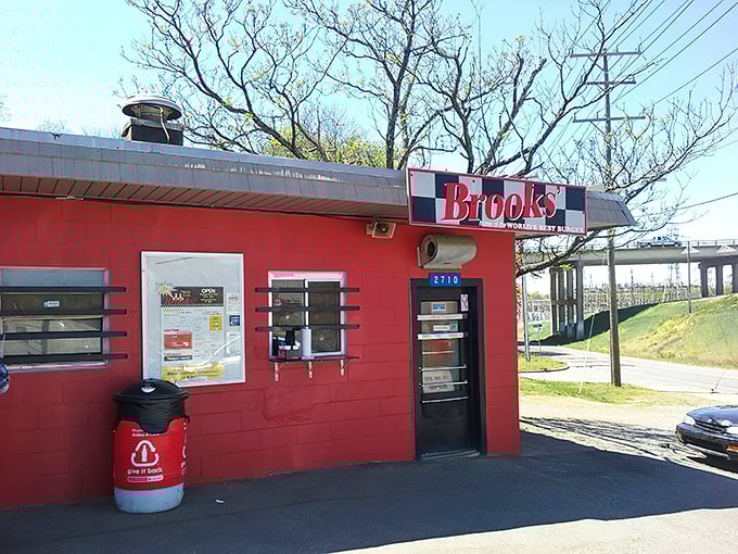 The humble red cinderblock building houses Charlotte's burger royalty&mdash;a no-frills temple to flat-top perfection since 1973.