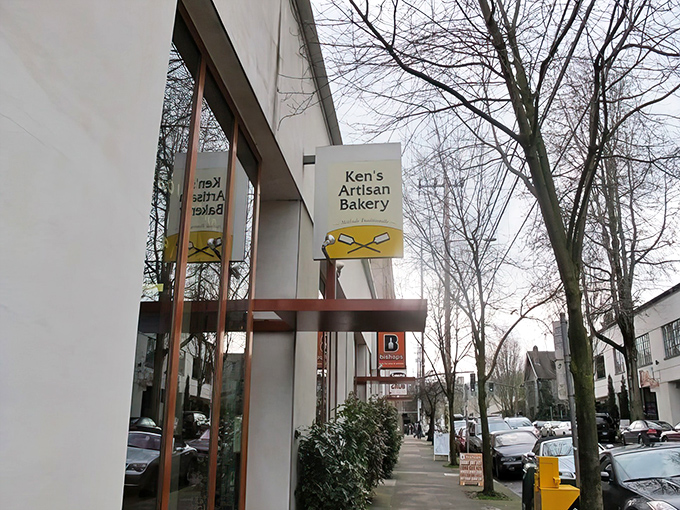 Ken's Artisan Bakery's unassuming storefront on NW 21st Avenue hides Portland's most magnificent bread paradise. The yellow sign with crossed rolling pins beckons carb-lovers like a secret handshake. 