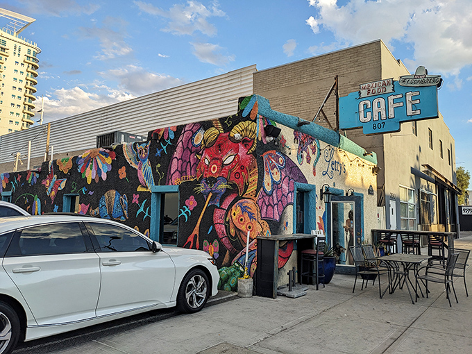 The humble exterior of Letty's belies its culinary treasures within—like finding a Picasso at a yard sale, this unassuming gem demands your attention.