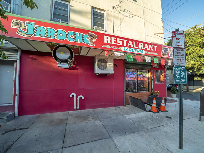 That hot pink corner building isn't just eye-catching&mdash;it's a beacon of culinary authenticity in South Philly. The best treasures never need fancy signage.