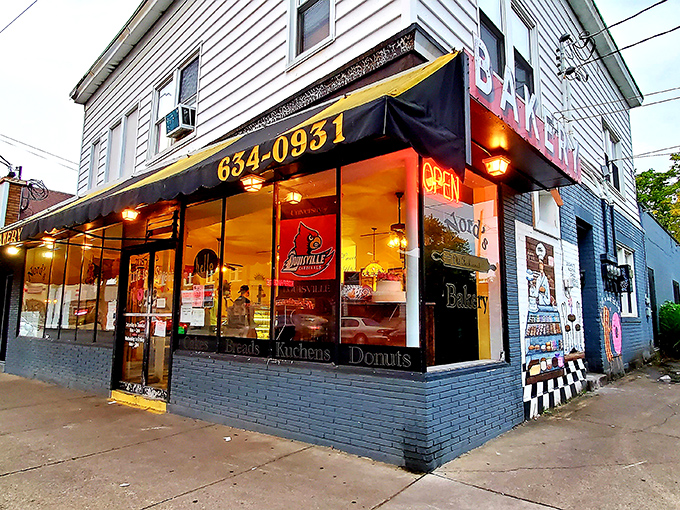 Nord's iconic storefront stands proud on Preston Highway, where that pink "Life is Sweet!" sign has been luring Louisville residents into carb-laden bliss for years.