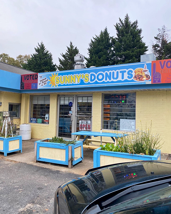 The sunshine-yellow sign says it all &ndash; voted #1 in SC. Like finding a pot of gold at the end of a carb-loving rainbow.