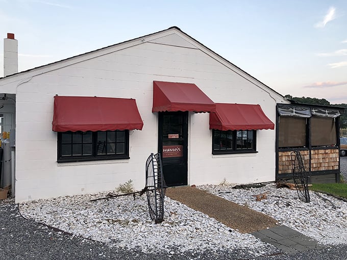 The unassuming exterior of Merroir belies the culinary magic within. Like finding a Michelin star in someone's backyard.