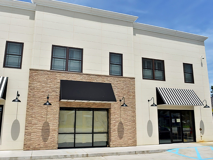 The unassuming exterior of Olive Tree Cafe hides culinary treasures within, like finding a diamond in your backyard. That neon "OPEN" sign is your invitation to flavor paradise.