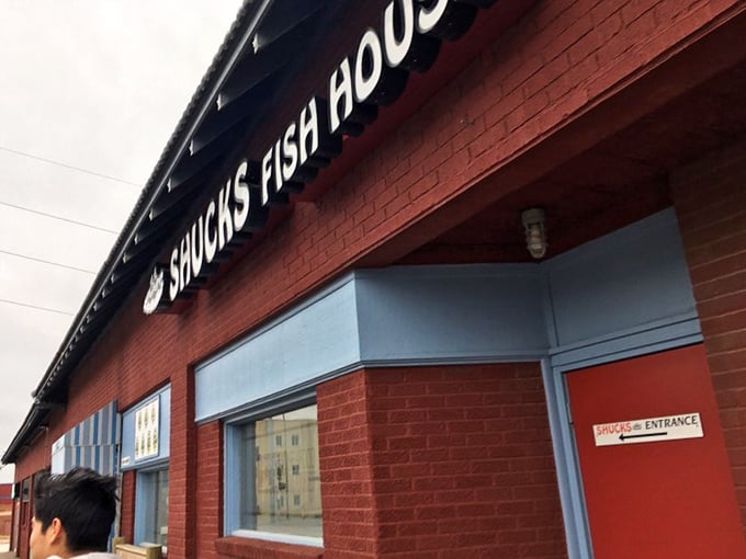 The unassuming brick exterior of Shucks Fish House proves once again that the best seafood joints don't need fancy facades&mdash;just fresh fish and loyal customers.