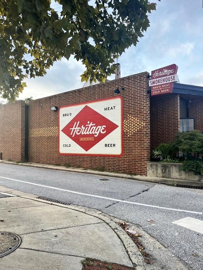 The unassuming brick exterior of Heritage Smokehouse is like a secret handshake &ndash; only those in-the-know recognize the barbecue paradise waiting inside.