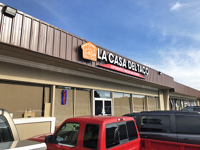 La Casa del Taco announces itself with understated confidence—no neon sombreros needed when the food speaks this eloquently.